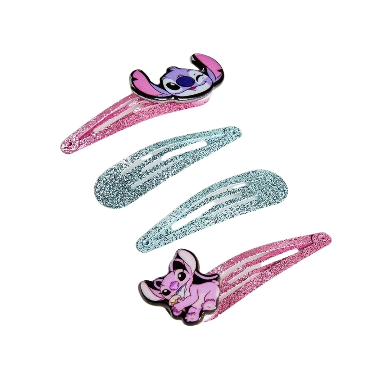 Disney Hair Clips Animals Stitch and Angel Holding Ice Cream | Nerdom ...