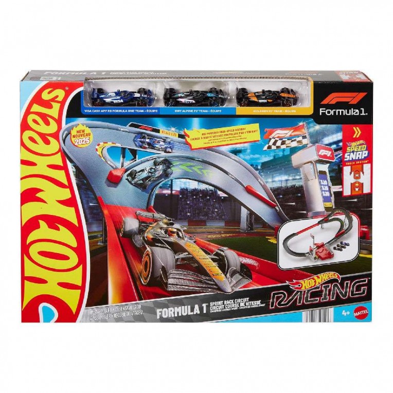 Mattel Hot Wheels: Racing (F1) -Racing Formula 1 Sprint Race Circuit ...