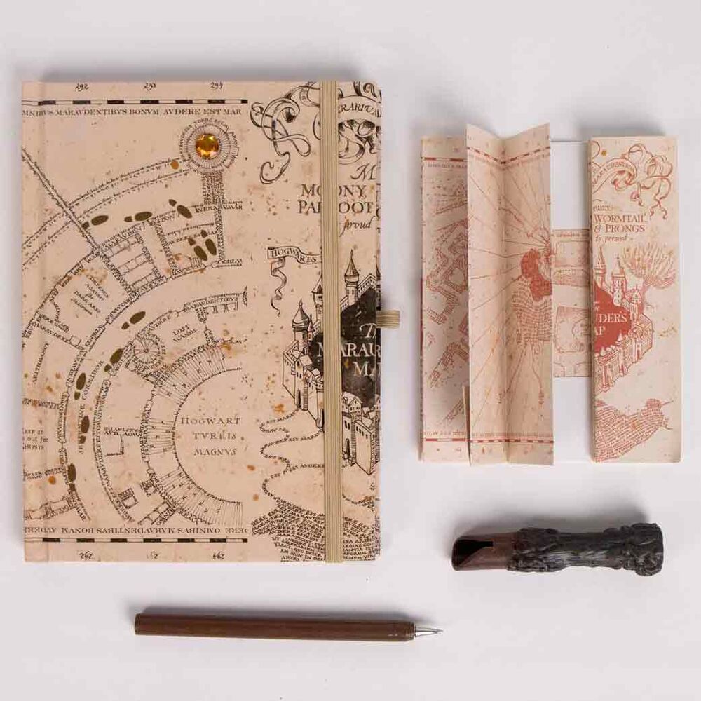 Harry Potter Stationary Set Marauder Map | Nerdom, Greece