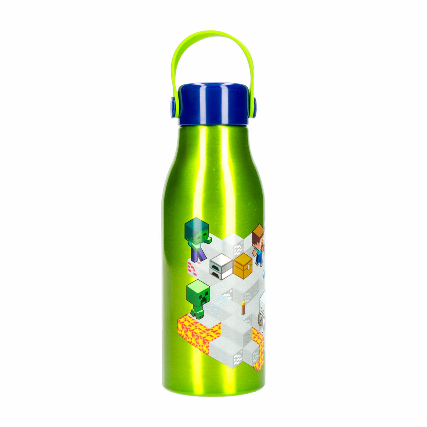 Minecraft Flexi Handle Aluminium Bottle | Nerdom, Greece