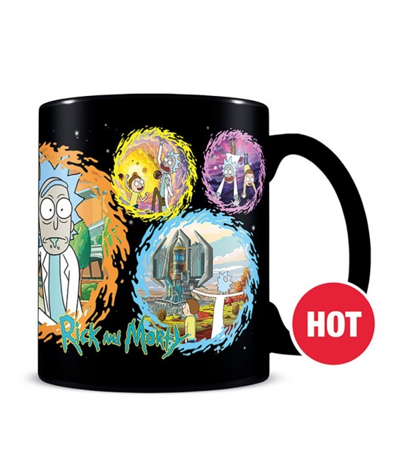 Θερμοαντιδραστική Κούπα Rick And Morty Heat Change Mug | Nerdom