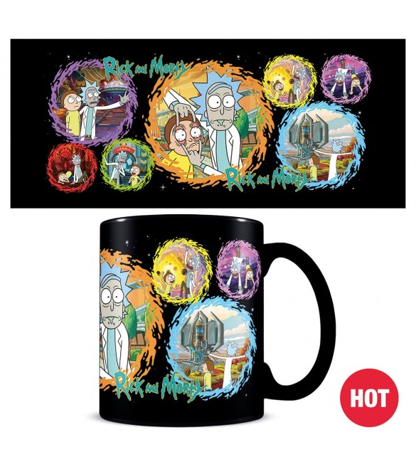 Θερμοαντιδραστική Κούπα Rick And Morty Heat Change Mug | Nerdom