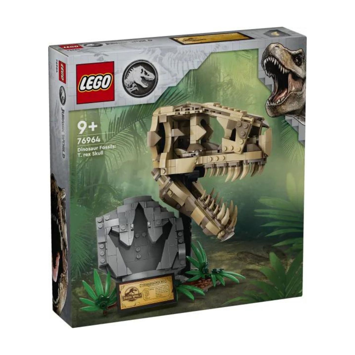 LEGO® Jurassic World: Dinosaur Fossils: T. rex Skull (76964) | Nerdom ...