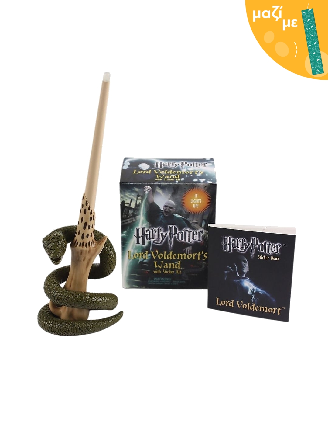Harry Potter Voldemort's Wand with Sticker Kit : Lights Up! | Nerdom