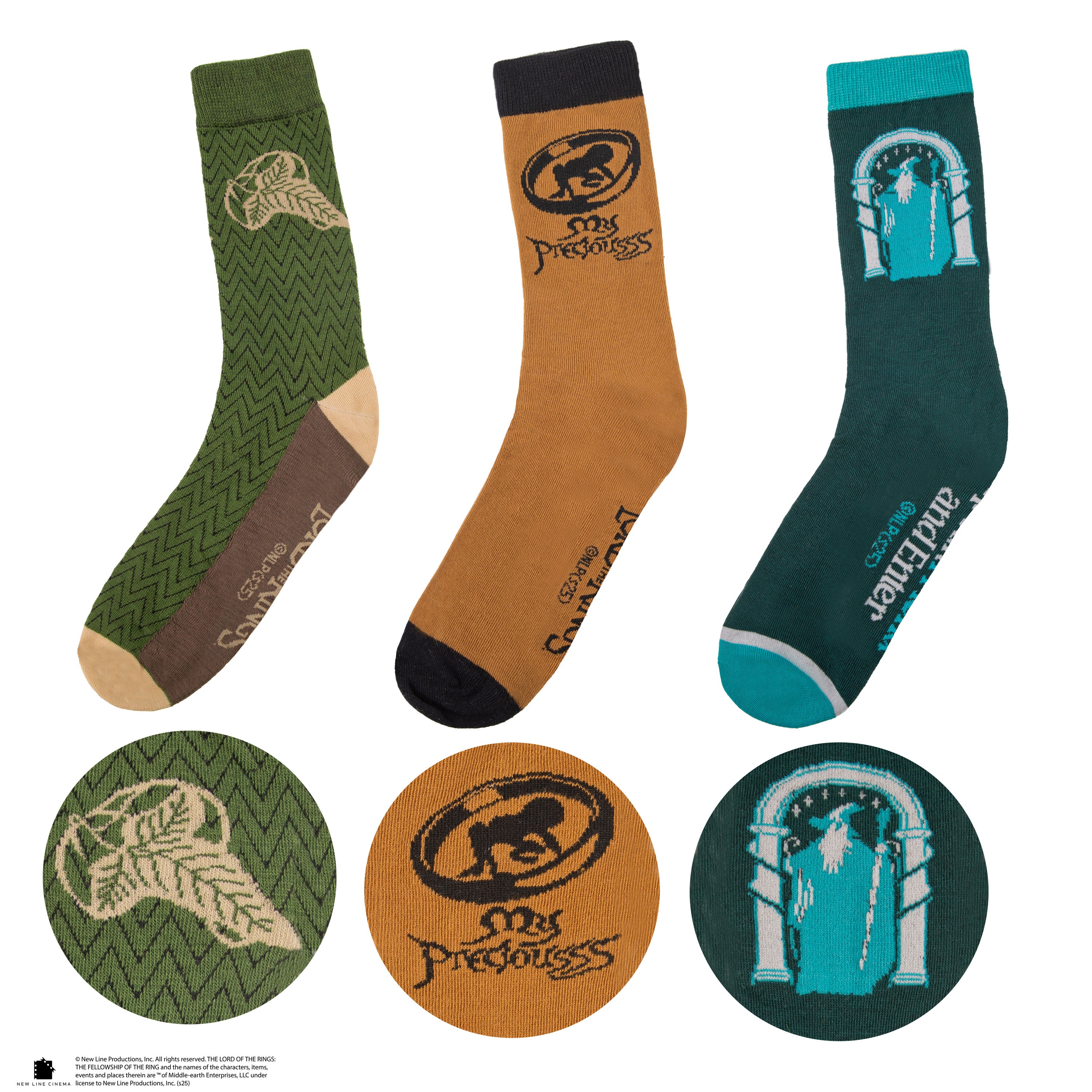 Κάλτσες Σετ των 3 Lord Of The Rings Set Of 3 Socks | Nerdom