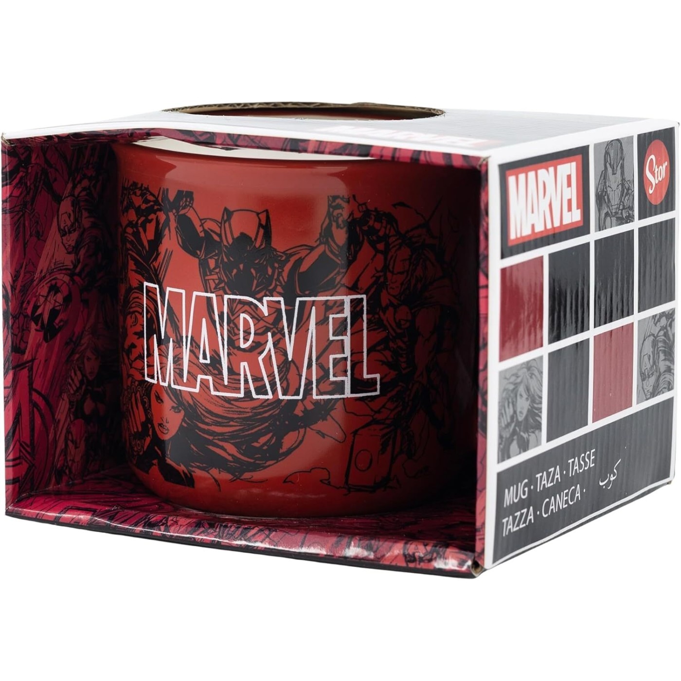 Marvel Marvel Pattern Ceramic Breakfast Mug | Nerdom, Greece
