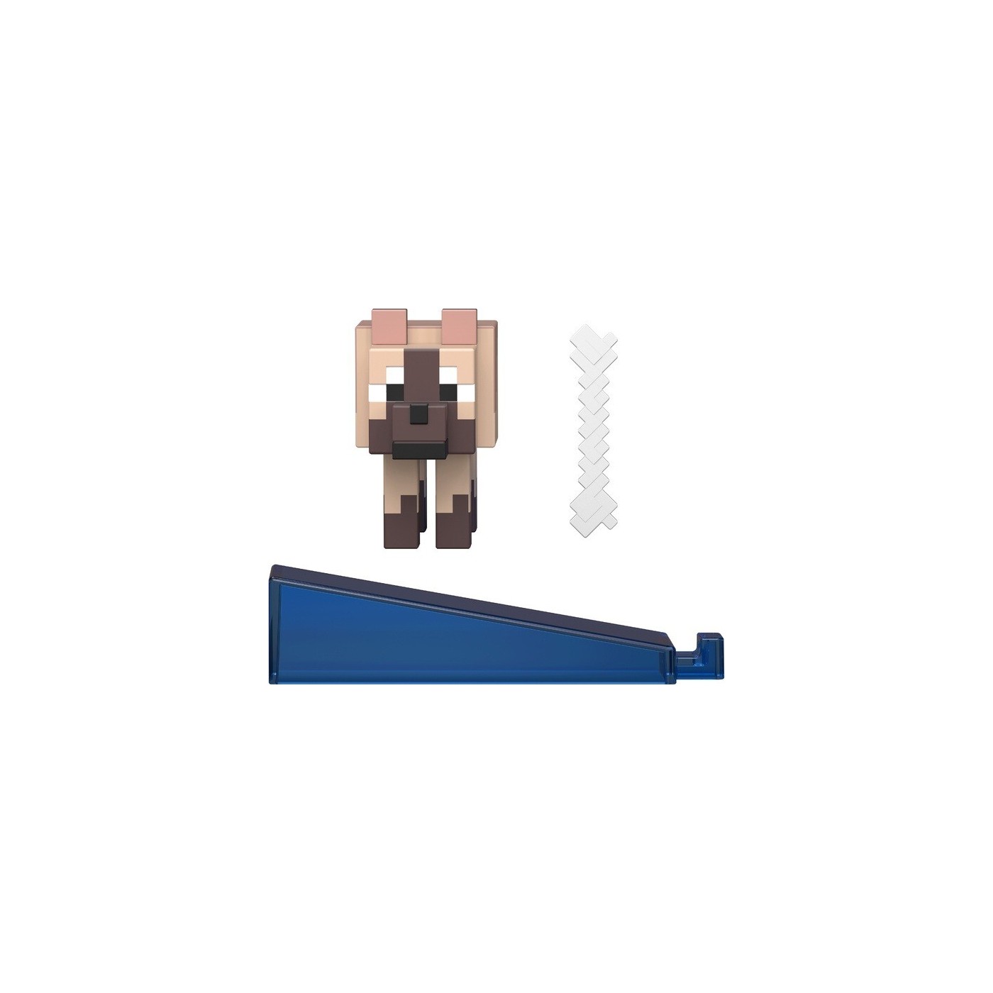 Μινιατούρα Mattel Minecraft: Redstone Charged - Chestnut Wolf Figure ...