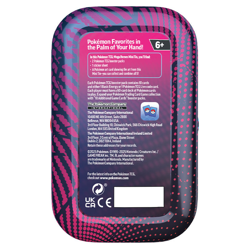 Pokemon TCG Mega Evolution - Mega Gardevoir Mini Tin | Nerdom, Greece