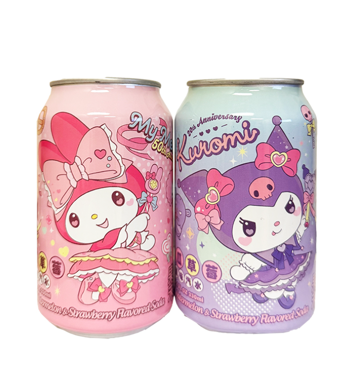Kuromi / My Melody Watermelon Strawberry Soda (1PC Random) | Nerdom, Greece