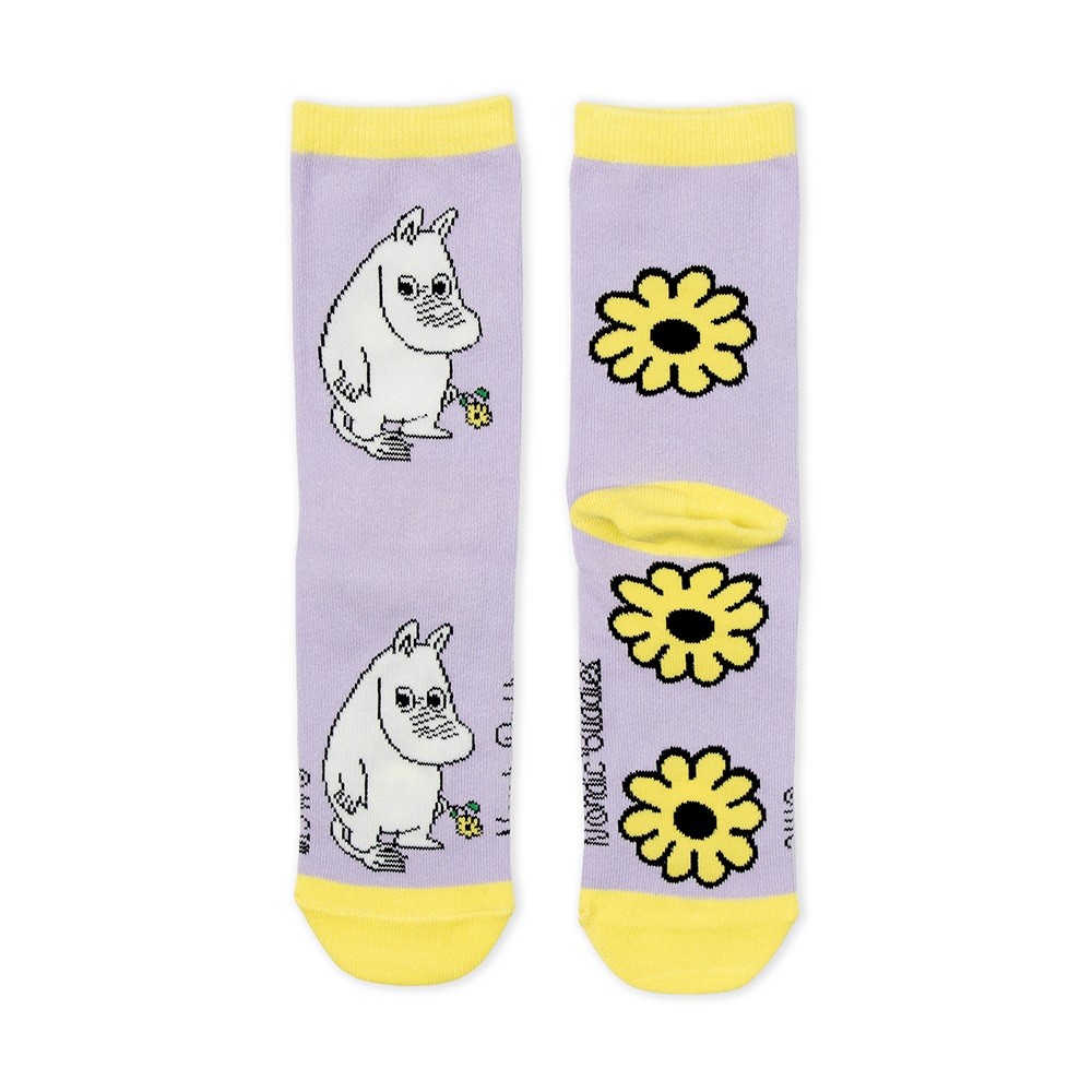 Moomin Moomintroll With Flowers Socks | Nerdom, Greece
