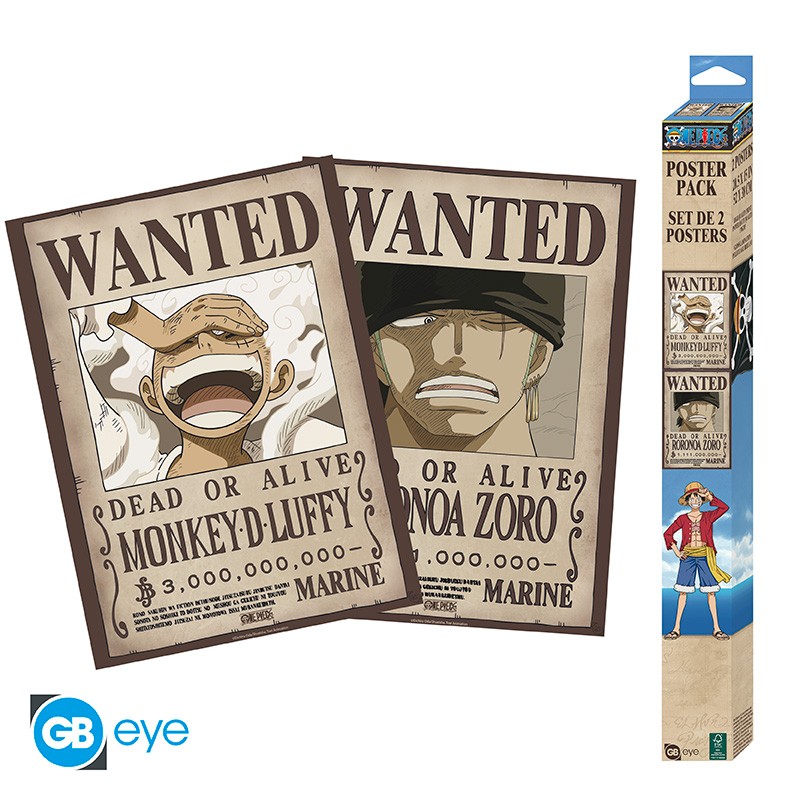 One Piece Luffy And Zoro Wanted Poster | Nerdom, Greece