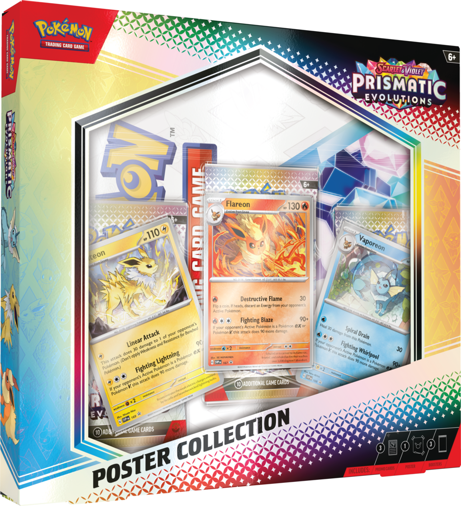 Pokemon TCG Prismatic Evolution Poster Collection SV8 | Nerdom