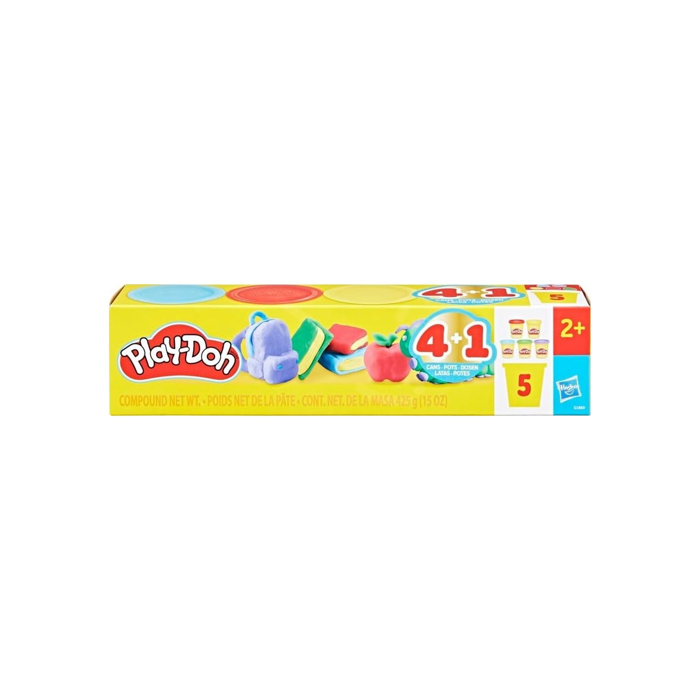 Πλαστελίνη Hasbro Play-Doh: Back To School 5 Pack (G1860) | Nerdom