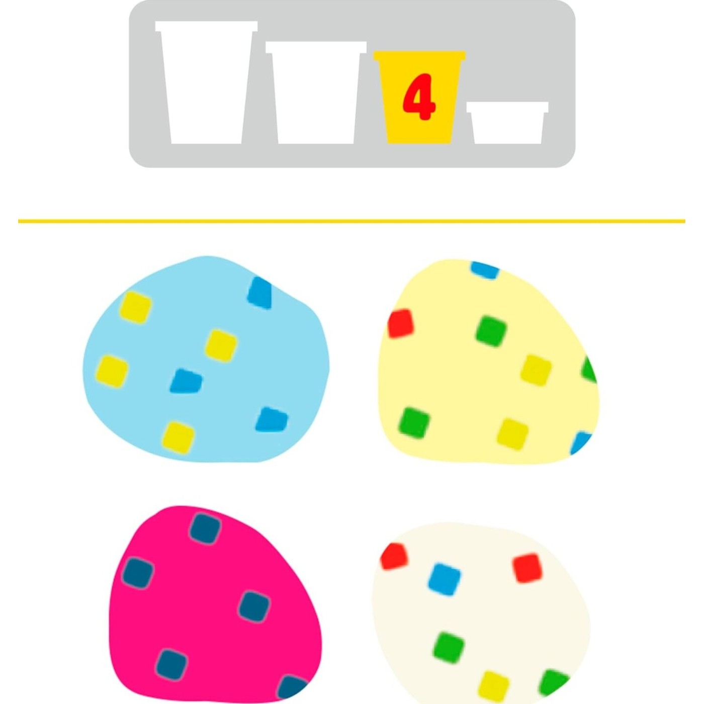 Πλαστελίνη Hasbro Play-Doh®: Specialty Compound - Confetti Fun 4 Pack ...