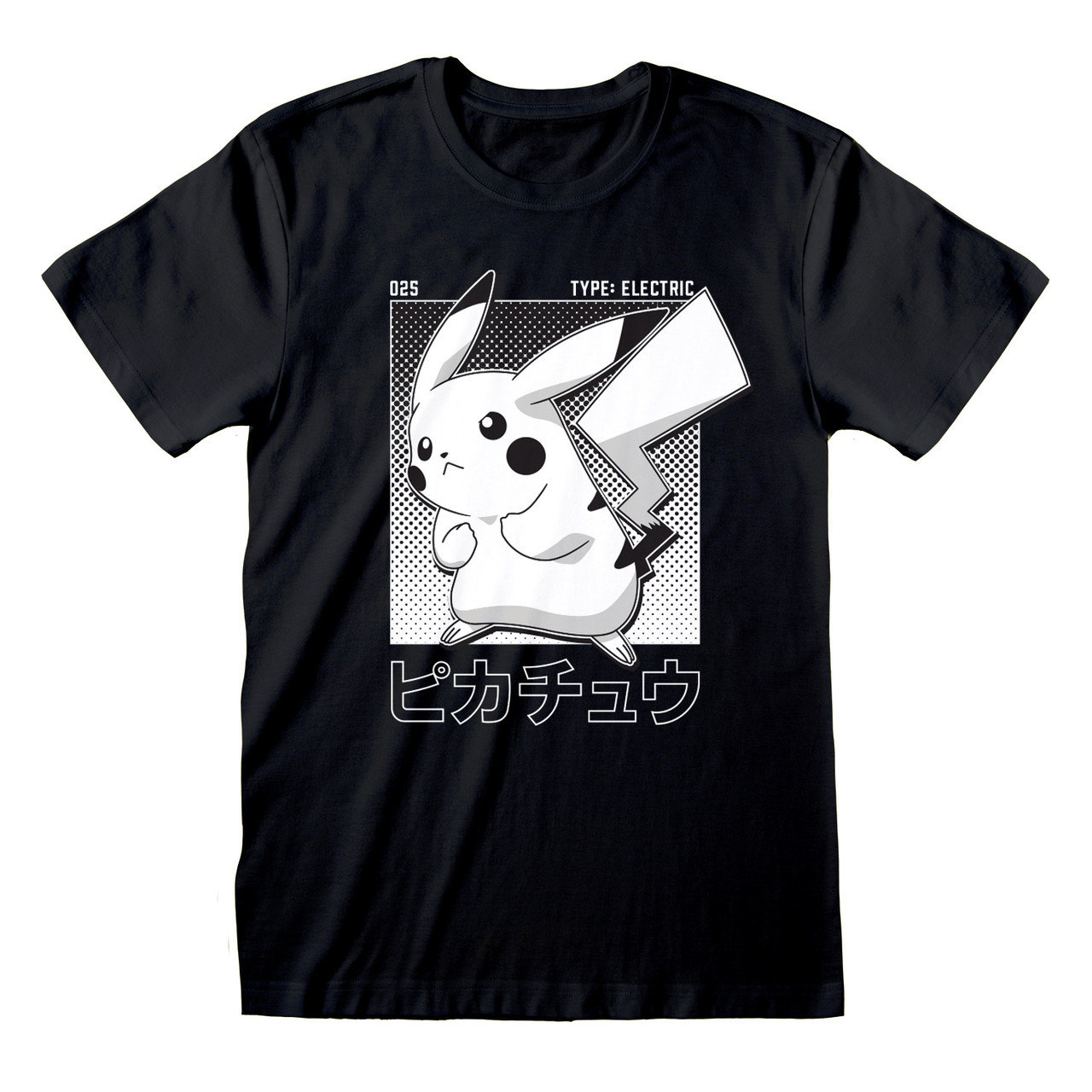 Pokemon Halftone Pikachu T-Shirt | Nerdom, Greece