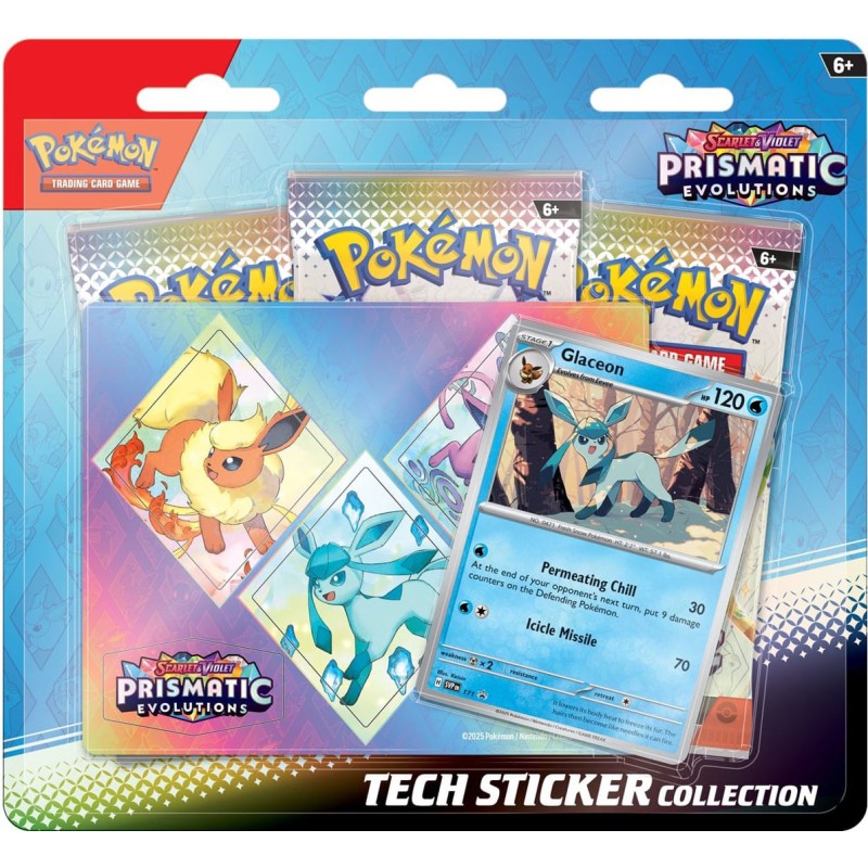 Pokemon TCG Prismatic Evolution Tech Sticker Collection SV8 | Nerdom