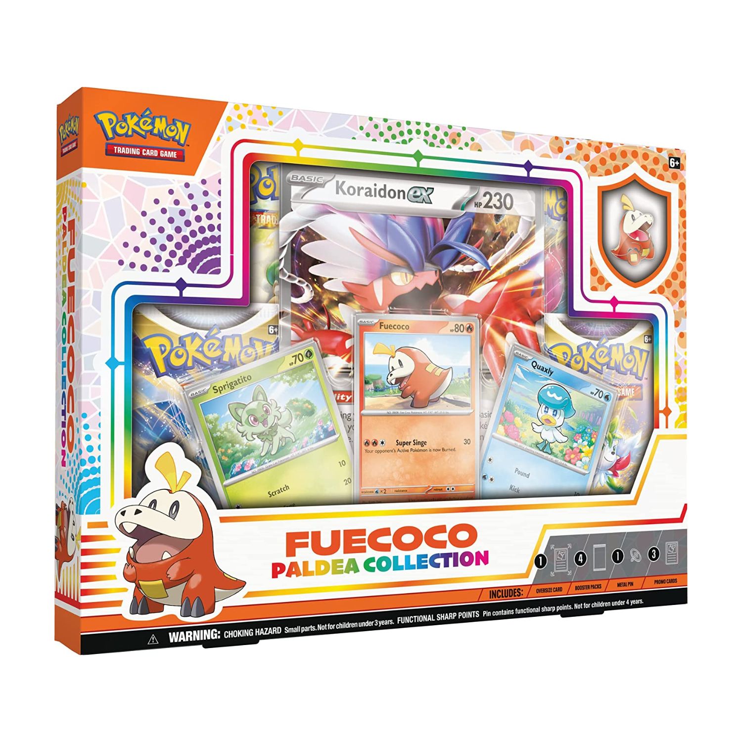 Pokemon TGC Paldea Collection Fuecoco January 2023 Preview Box | Nerdom ...
