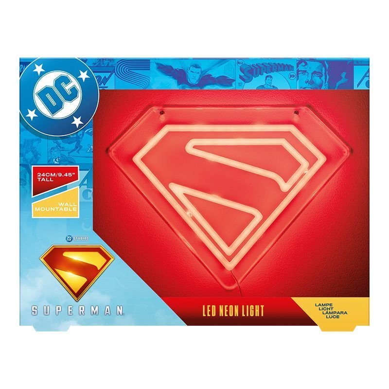 Φωτιστικό DC Superman Wall Mountable LED Neon Light | Nerdom