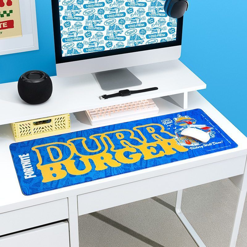 Fortnite Durr Burger Desk Mat | Nerdom