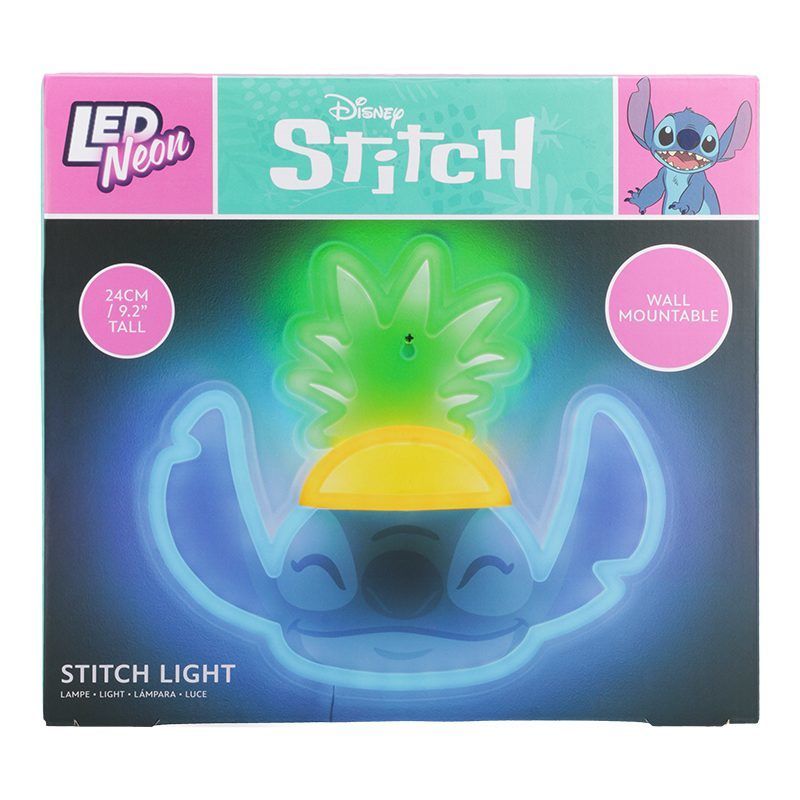 Φωτιστικό Τοίχου Disney Stitch Pineapple Wall Mountable LED Neon | Nerdom