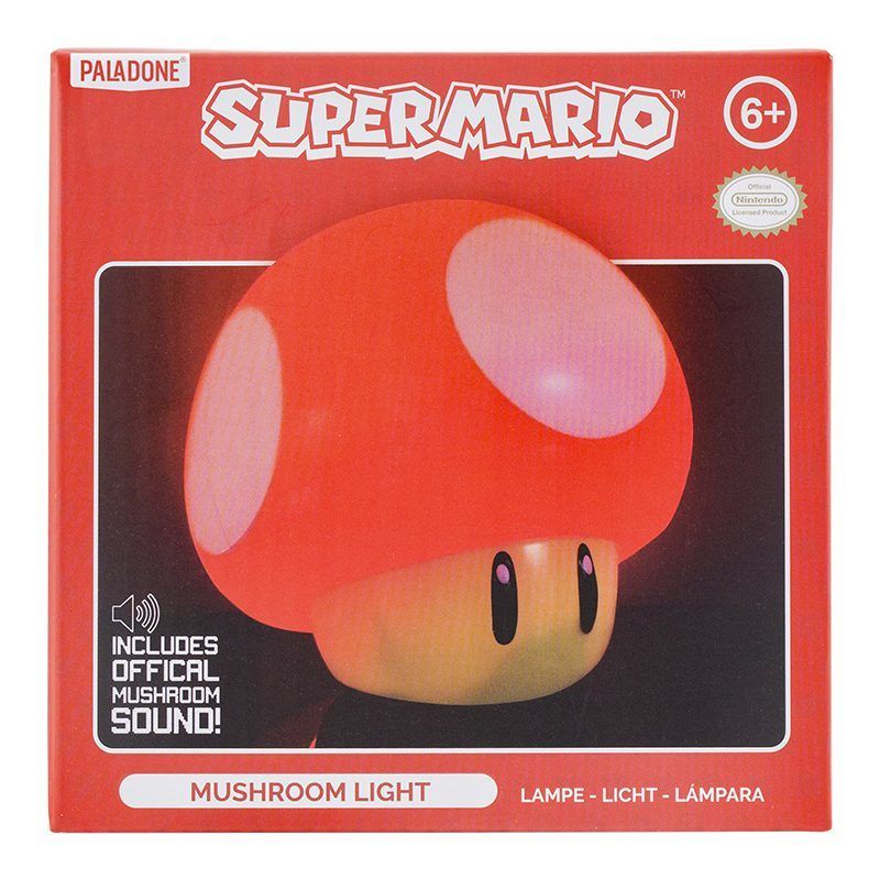 Φωτιστικό Super Mario Mushroom Mini with Sound | Nerdom