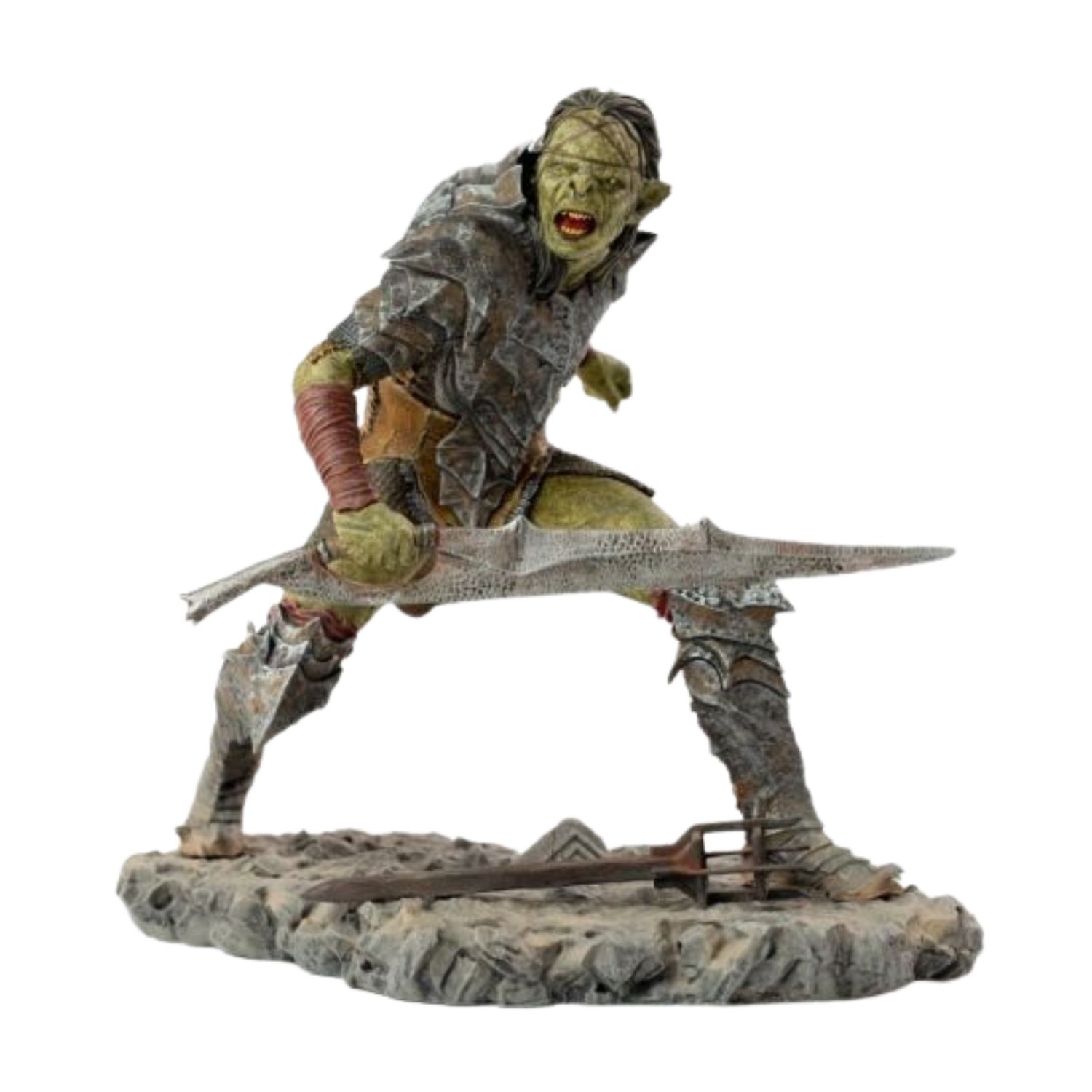 Iron Studios BDS Lord of the Rings Orc Swordsman Art Scale Statue (1/10 ...
