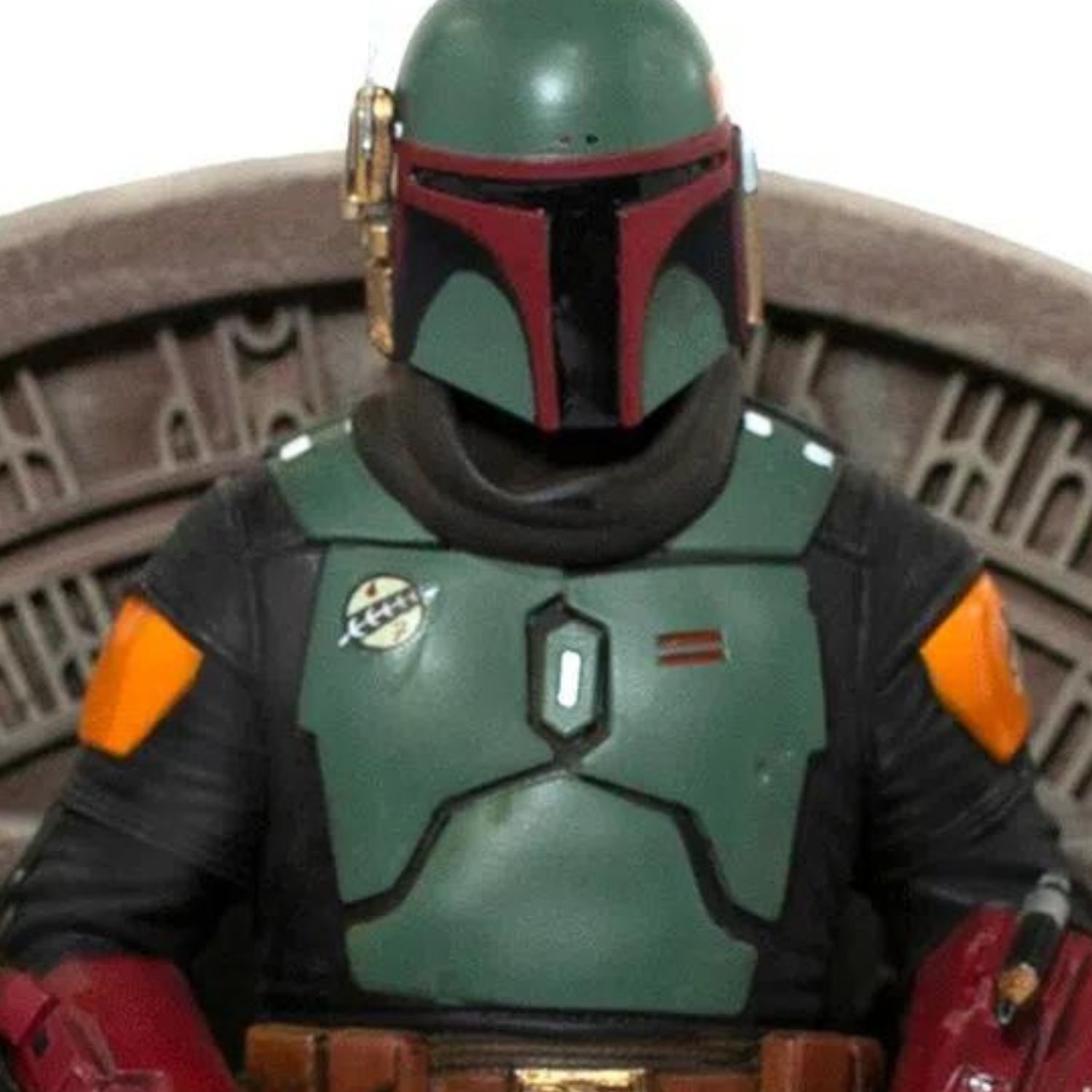 Iron Studios Deluxe The Mandalorian Boba Fett on Throne Art Scale ...