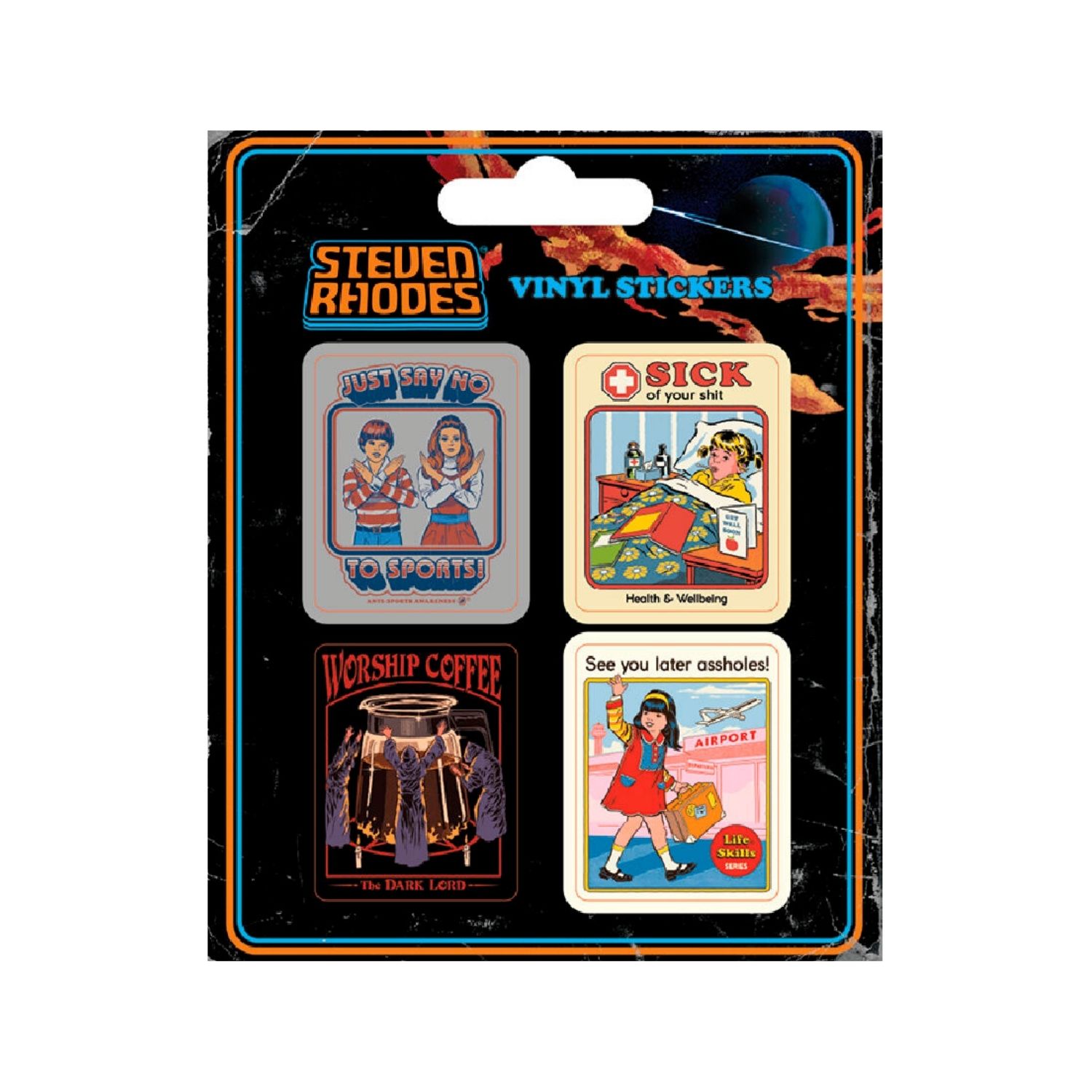 Steven Rhodes Collection Vinyl Sticker | Nerdom