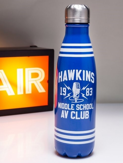 Stranger Things Water Bottle Hawkins AV Club | Nerdom