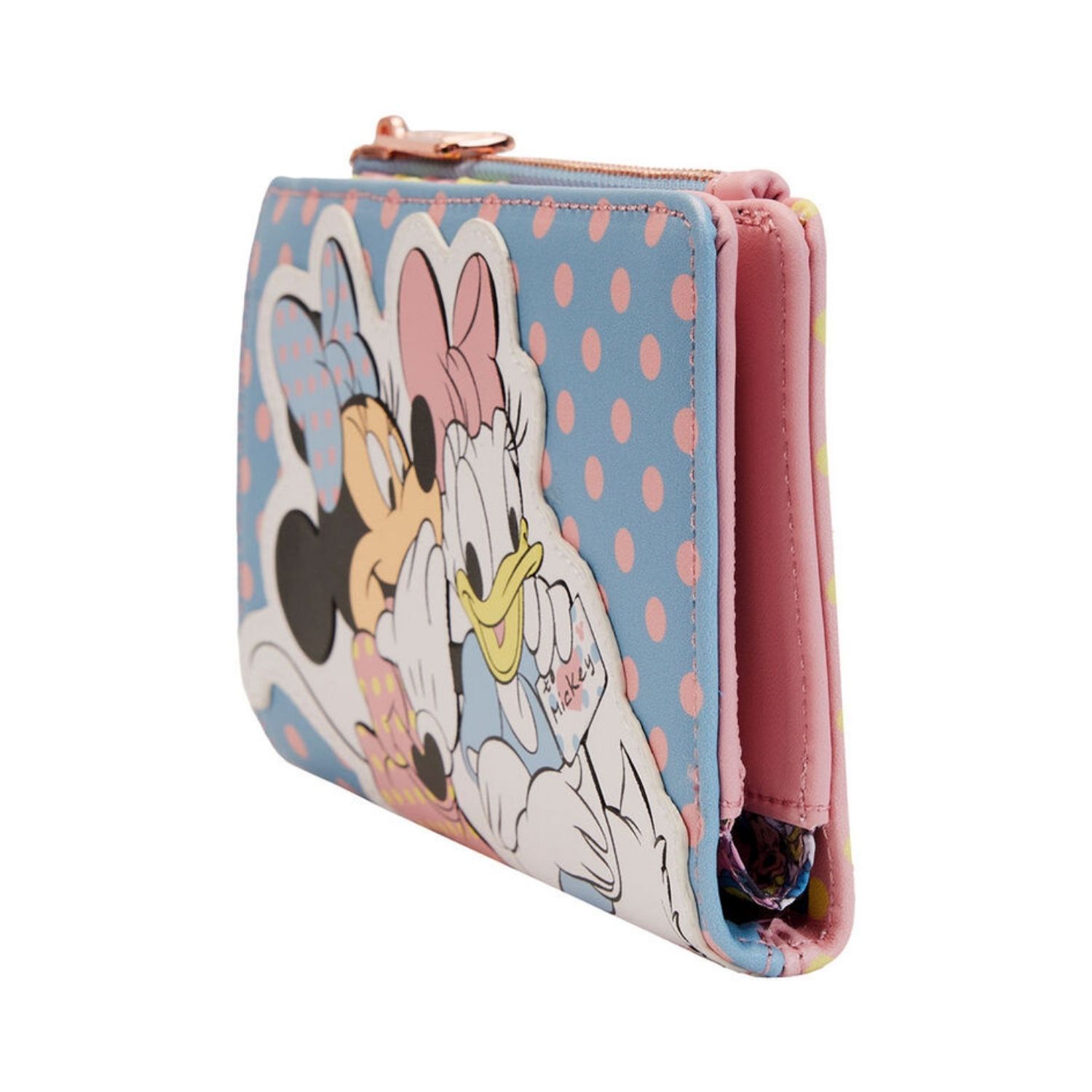 Disney Minnie Daisy Pastel Color Block Dots Flap Wallet | Nerdom, Greece