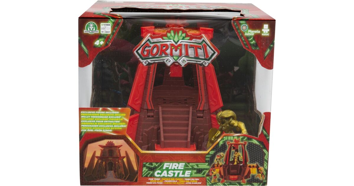 Giochi Preziosi Gormiti: Fire Tribe - Fire Castle Mini Playset ...
