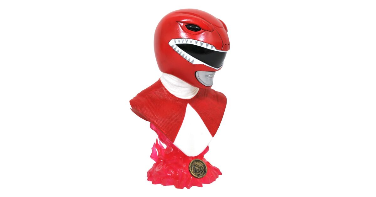 Diamond Legends In 3D: Mighty Morphin Power Rangers - Red Ranger Bust ...