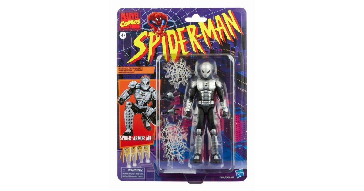 Hasbro Fans - Marvel Comics Spider-Man: Spider-Armor Web Splat! Action ...