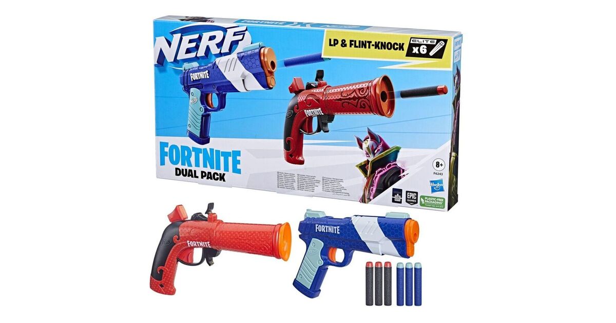 Hasbro Nerf: Fortnite Dual Pack - LP Flint-Knock (F6243) | Nerdom