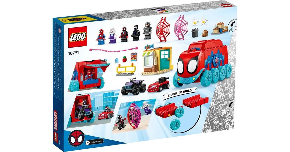 LEGO® Marvel: Spidey and His Amazing Friends: Mobile Headquarters ...