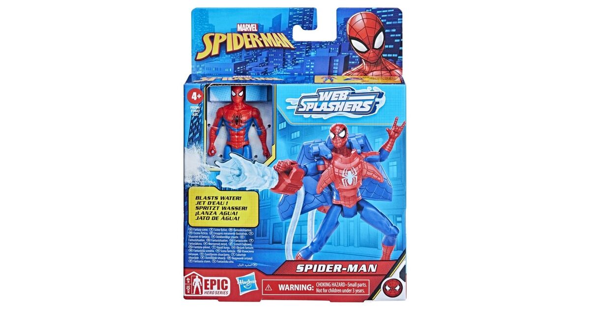 Hasbro Marvel: Spider-Man Epic Hero Series Web Splashers - Spider-Man ...
