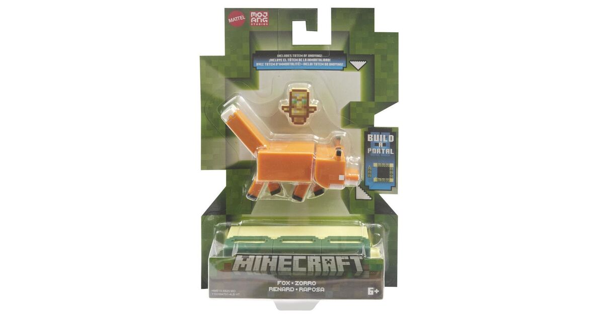 Mattel Minecraft: Build a Portal - Fox Core Figure (HMB19) | Nerdom