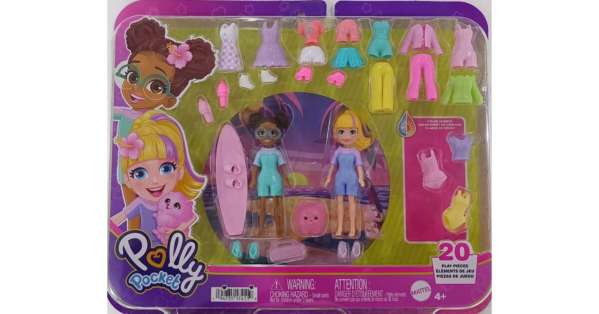Mattel Polly Pocket: Color Change - Beach Playset (HRD61) | Nerdom