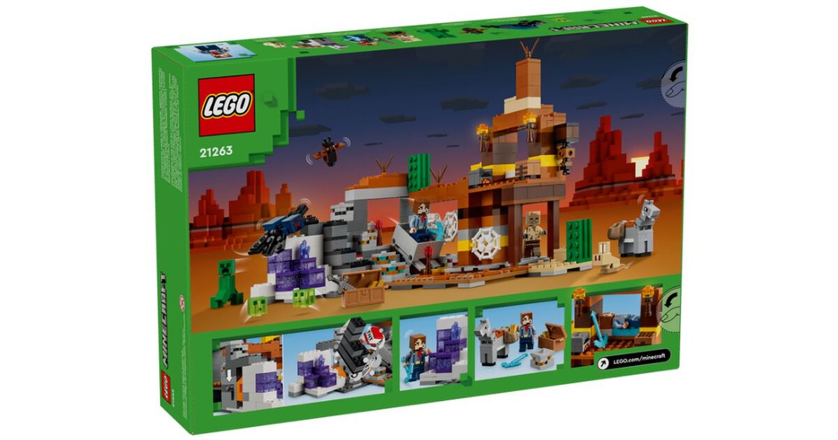 LEGO® Minecraft®: The Badlands Mineshaft (21263) | Nerdom