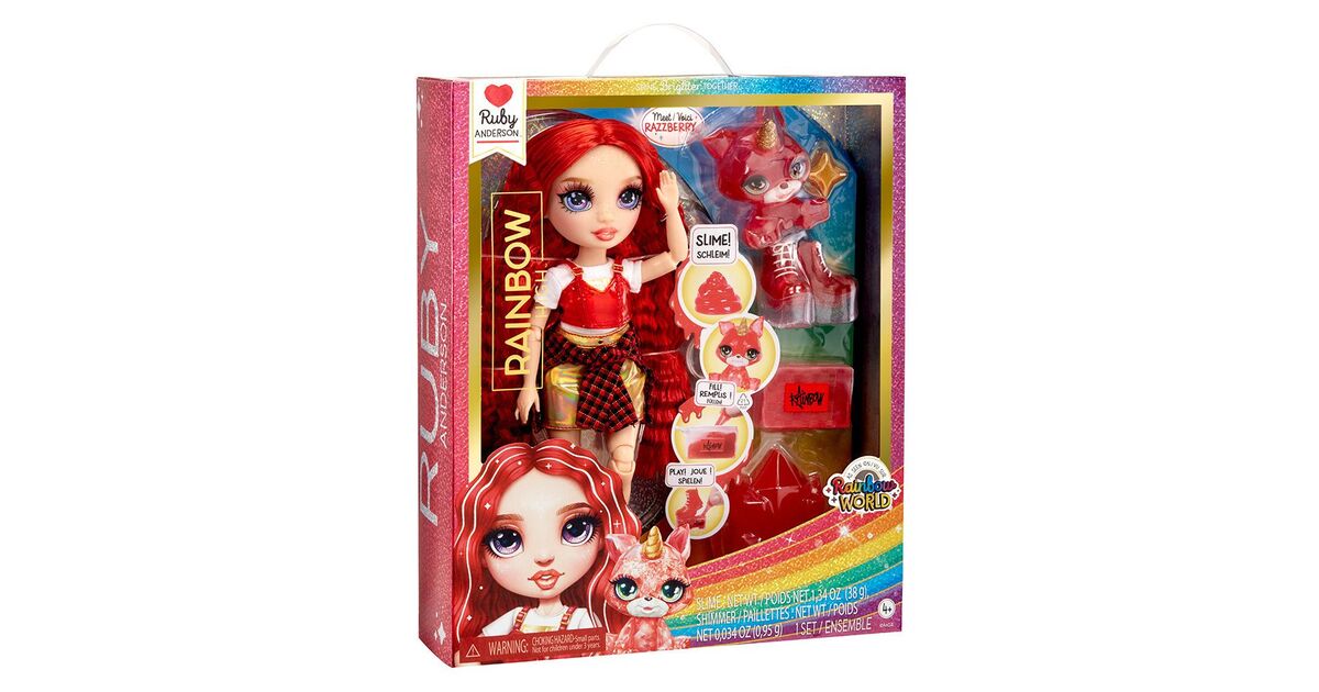 MGA Rainbow High: Ruby Anderson - (Red) Doll Slime (120179-EU) | Nerdom