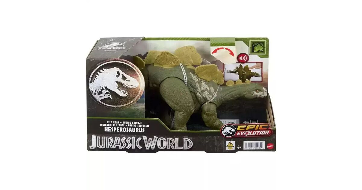Mattel Jurassic World: Epic Evolution Wild Roar - Hesperosaurus (HTK69 ...