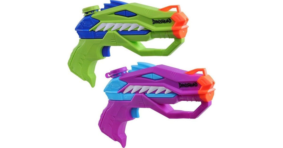 Hasbro Nerf: Super Soaker Dinosquad - Raptor Surge Dual Pack (F8436 ...