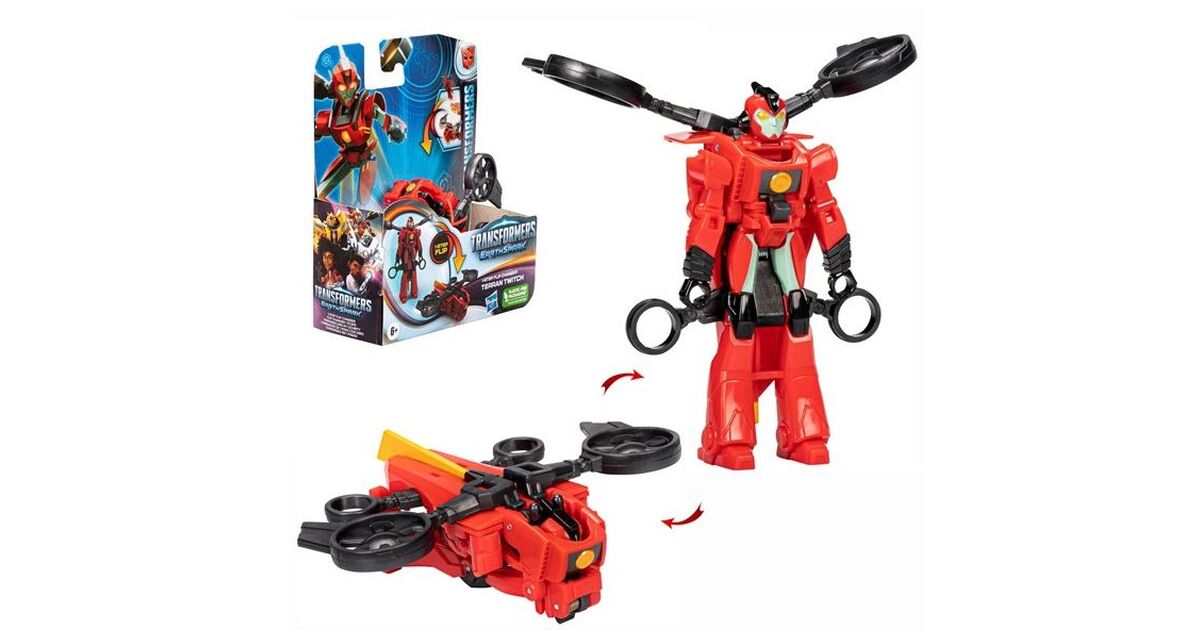 Hasbro Transformers: Earthspark 1-Step Flip Changer - Terran Twitch ...