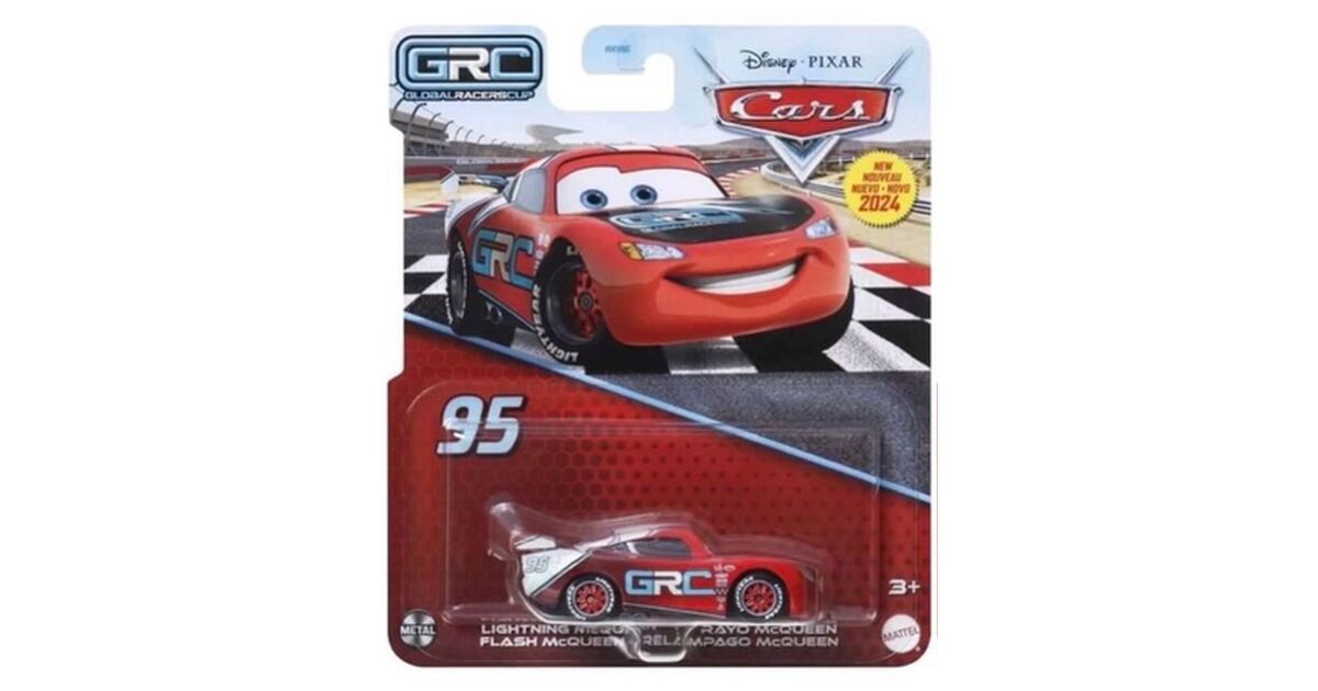 Mattel Disney Pixar: Cars Global Racers Cup - Lightning McQueen (HTY00 ...