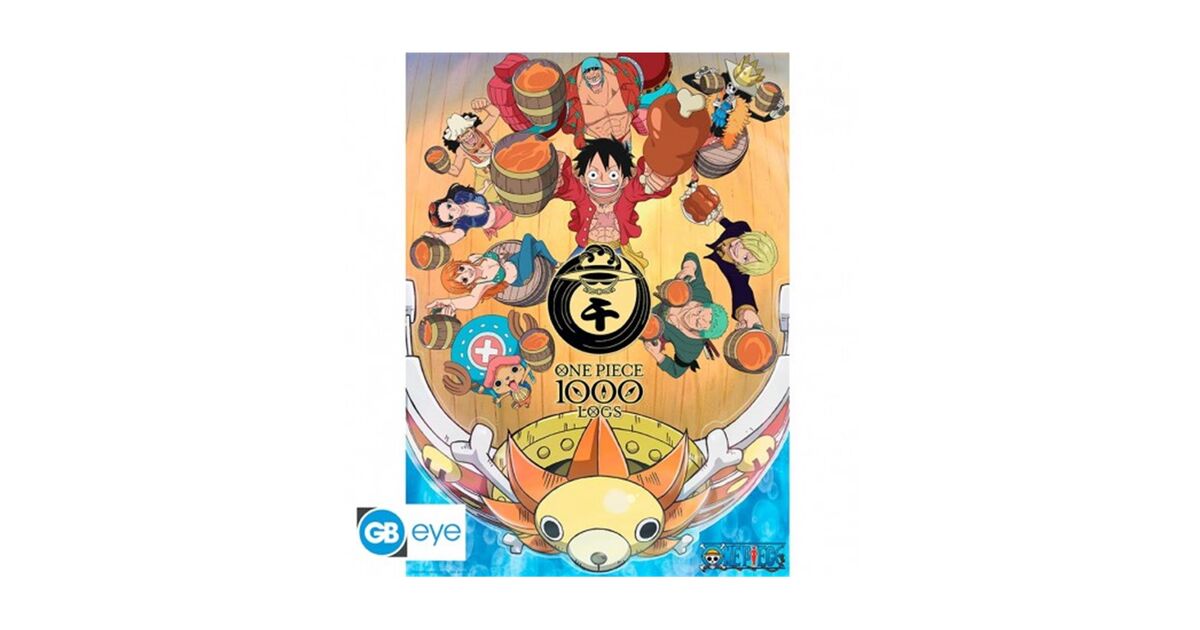 Abysse: One Piece - 1000 Logs Cheers Chibi Poster (52X38) (ABYDCO797 ...