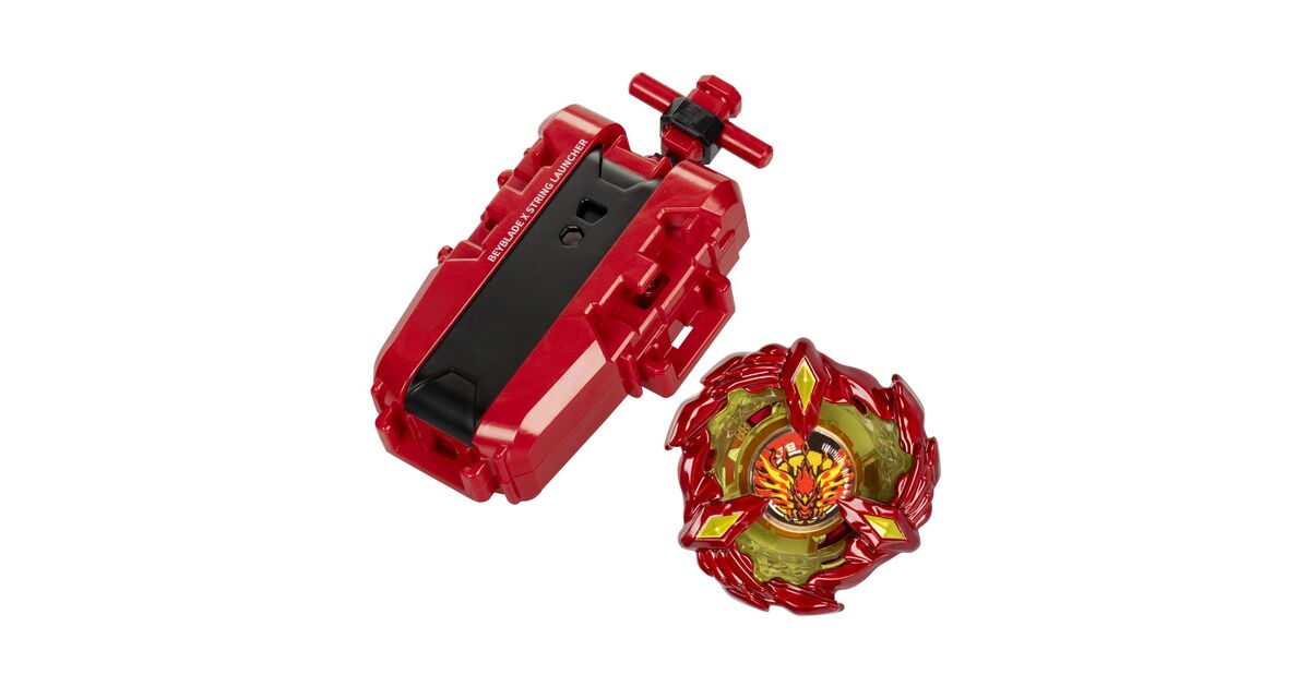 Hasbro Bey Blade X: Soar Phoenix 9-60 GF - Deluxe String Launcher Set (F9324) | Nerdom