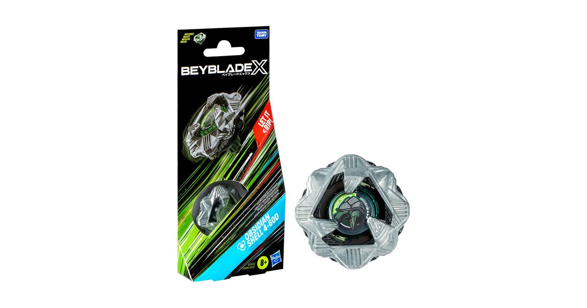 Hasbro Bey Blade X: Booster Single Top - Obsidian Shell (G1533) | Nerdom