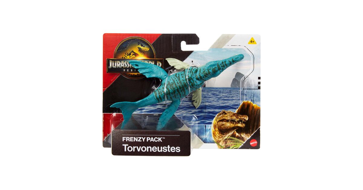 Mattel Jurassic World Rebirth: Frenzy Pack - Torvoneustes Figure (JCL54 ...