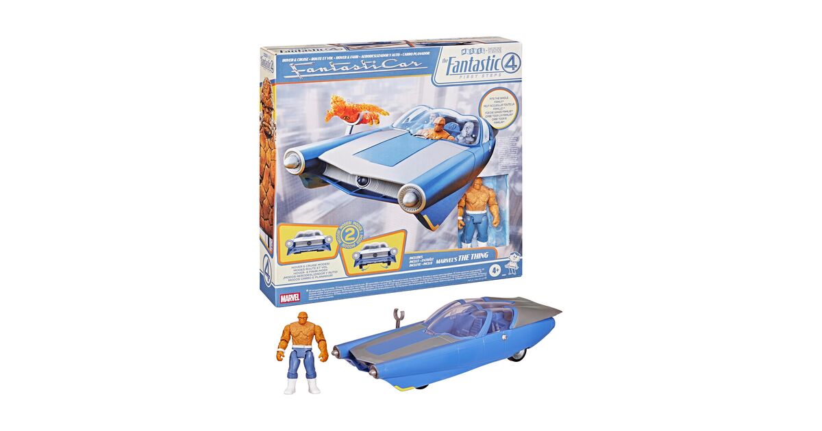 Φιγούρα Δράσης Hasbro Marvel Fantastic Four: First Steps - Hover & Cruise Fantastic Car & Thing ...