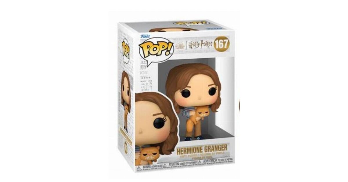 Funko Pop! Harry Potter and The Prisoner of Azkaban - Hermione Granger with Crookshanks | Nerdom ...